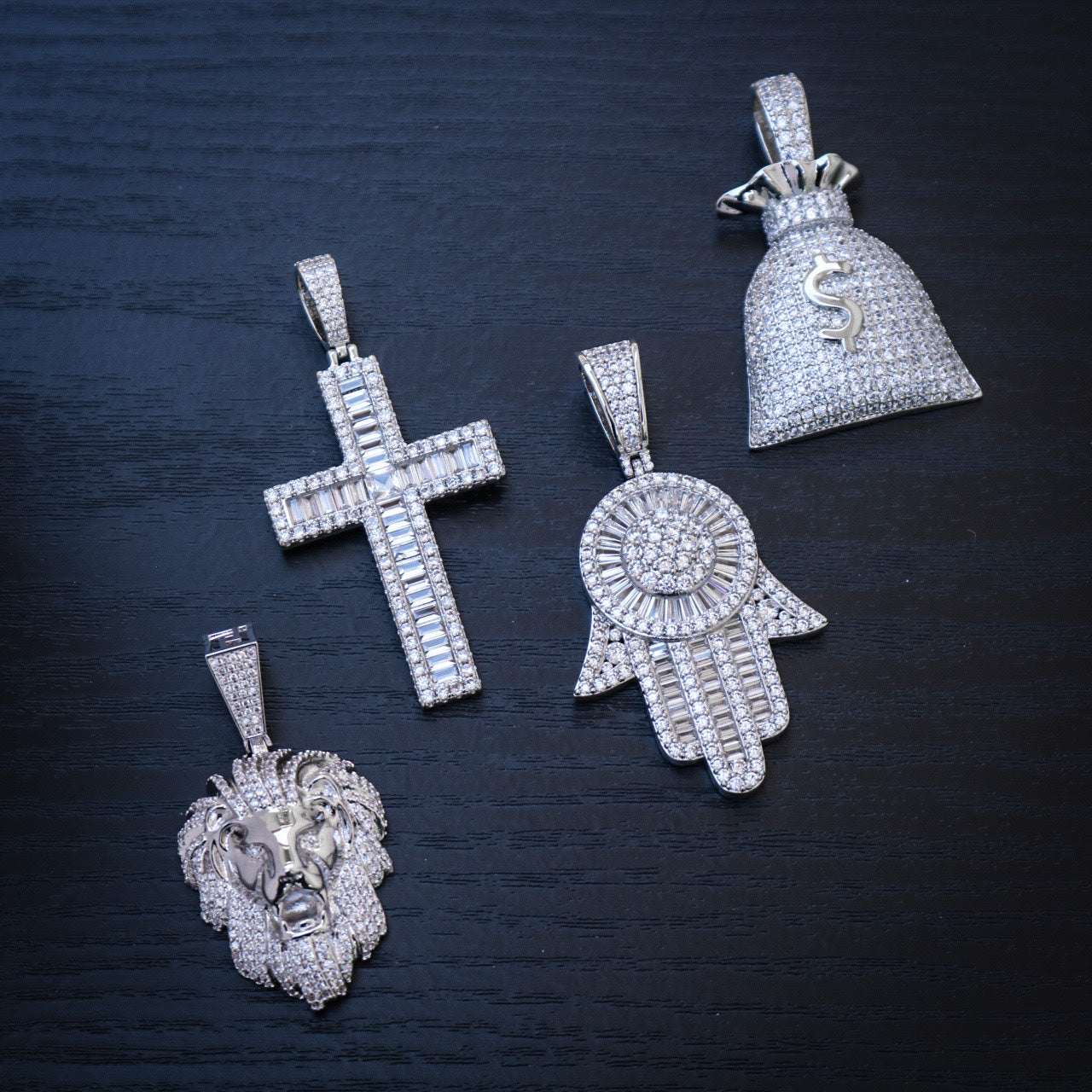 Iced Out Pendants – Huerta Jewelry