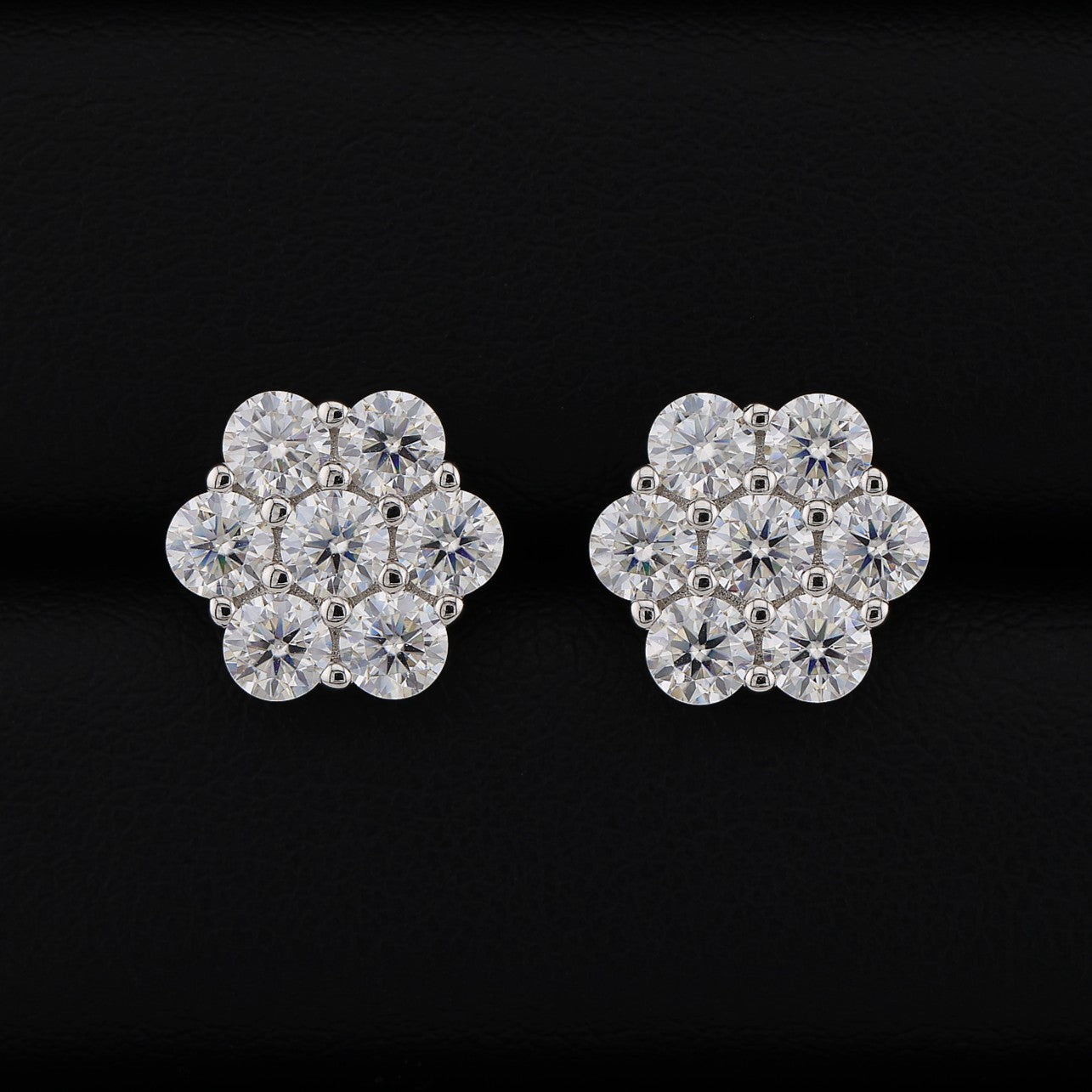 Moissanite Earrings – Huerta Jewelry