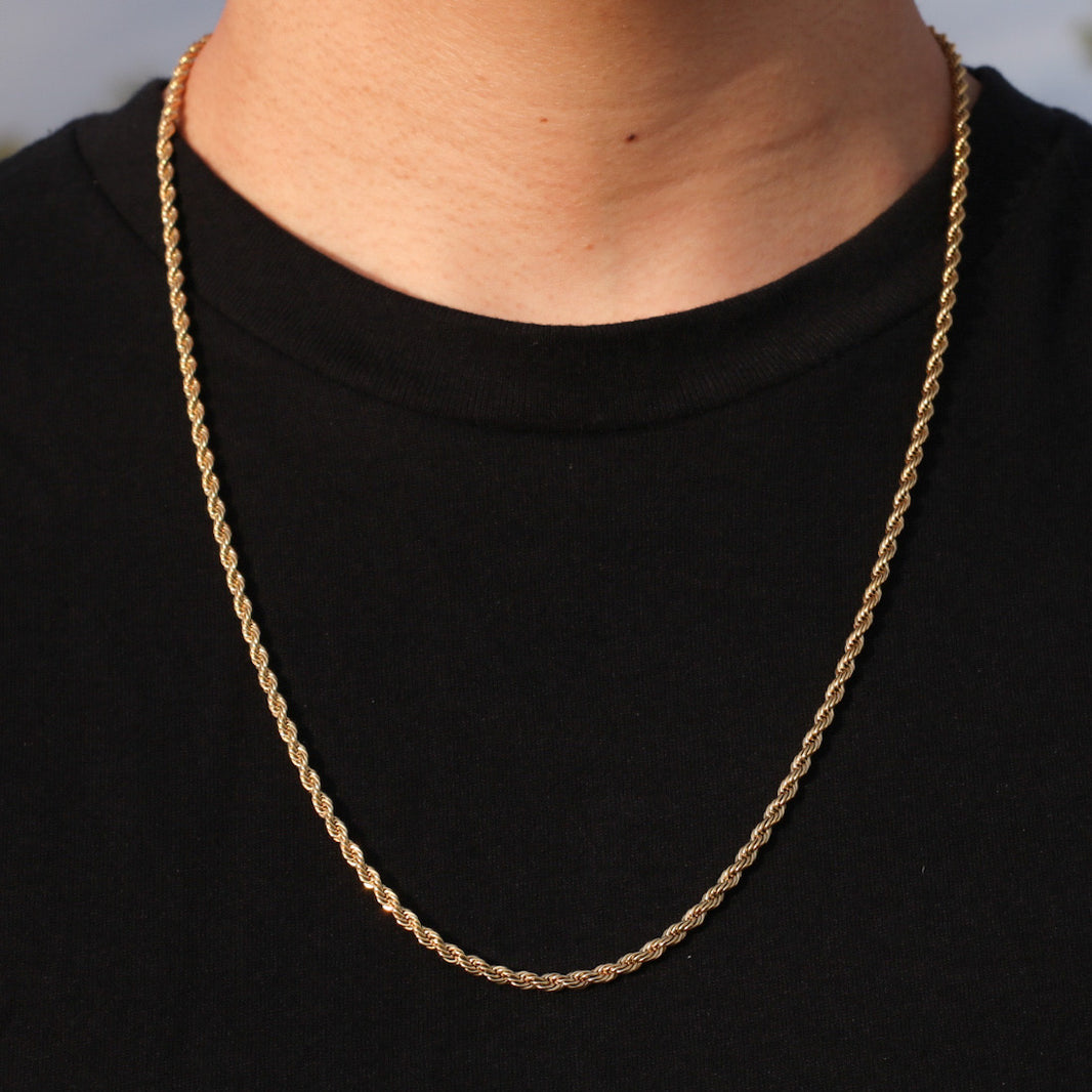 Men's Rope Chains – Huerta Jewelry